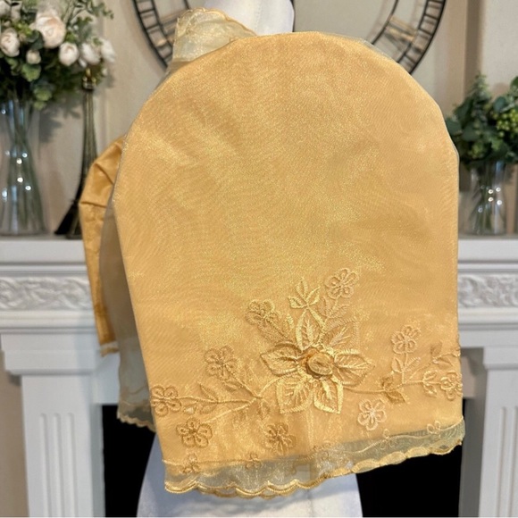 Majestic Vouge Collections | Tops | Matt Gold Modern Terno Sleeves ...